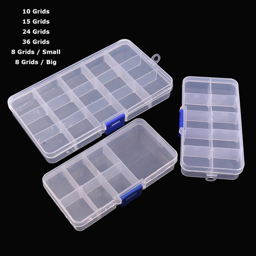 Compartment Small Parts Organizer Tool Box for Hardware Crafts Bolts ...