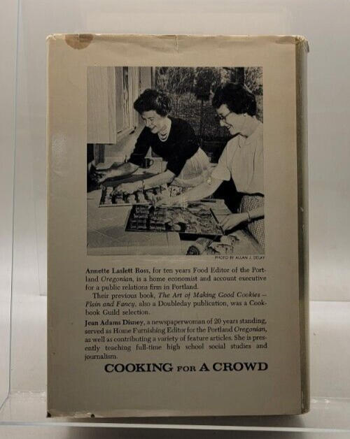 Annette Laslett Ross & Jean Adams Disney Cooking For A Crowd Cookbook ...