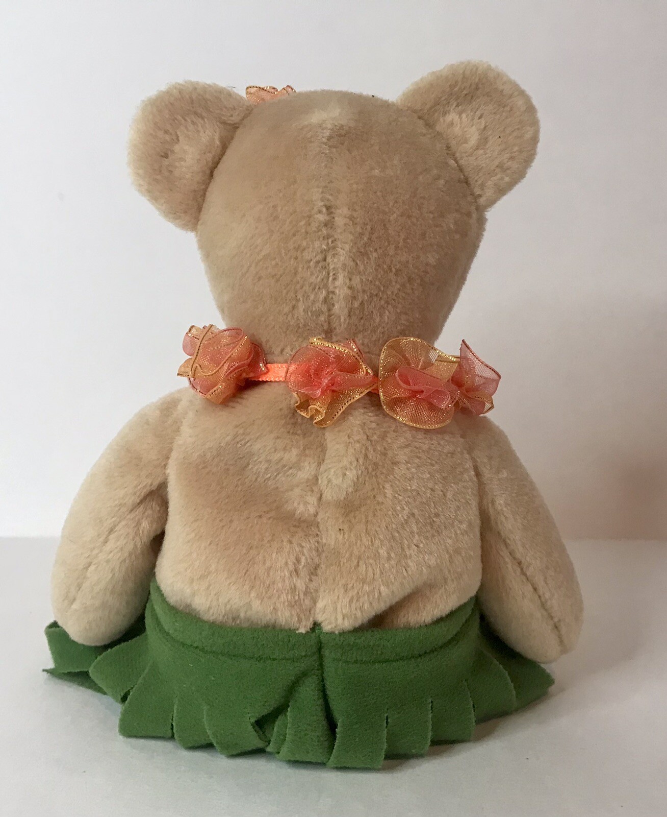 ALANA Hawaiian Hula Bear Retired TY Beanie Babies 8.5” Flower Lei Grass ...