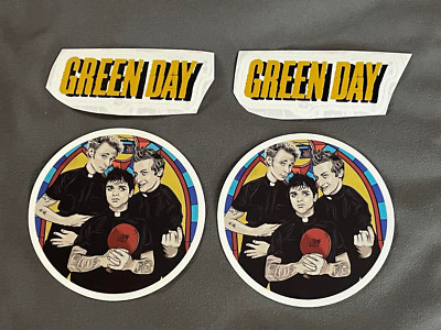 Lot of (4) GREEN DAY 1" to 3" Band Stickers FAST! FREE SHIP! DOOKIE | eBay