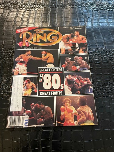 MARCH 1990 THE RING vintage boxing sports magazine - GREAT FIGHTERS | eBay