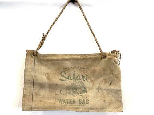 Vintage The Safari Water Bag Automobile Desert Survival Surplus Scotch ...
