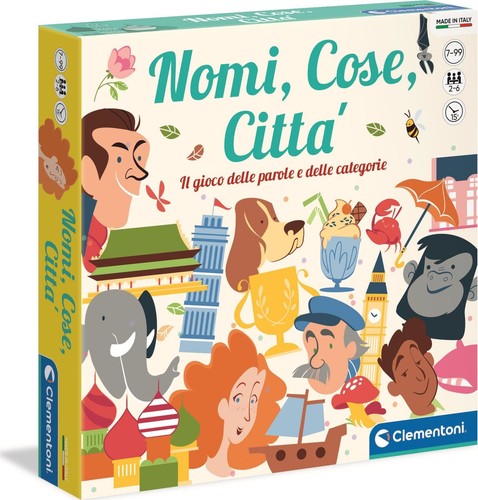 Merchandising Clementoni: Board Games Nomi, Cose, Citta 8005125166343 ...