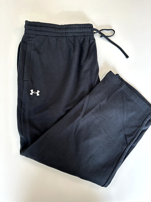 Under Armour Rival Black Fleece Pant Size 4XL, XXXXL, 4XB | eBay