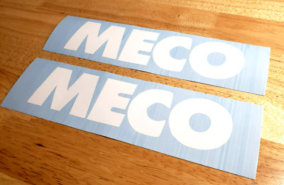 MECO concrete saw Decals Stickers 13" GLOSS white Fast | eBay
