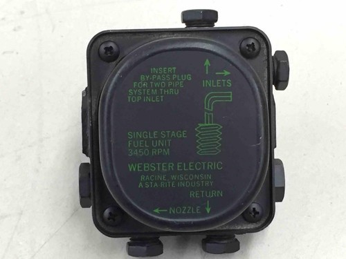 Webster 21M110C-8MP2 Single Stage Fuel Pump Series "M" Pump 3450 RPM ...