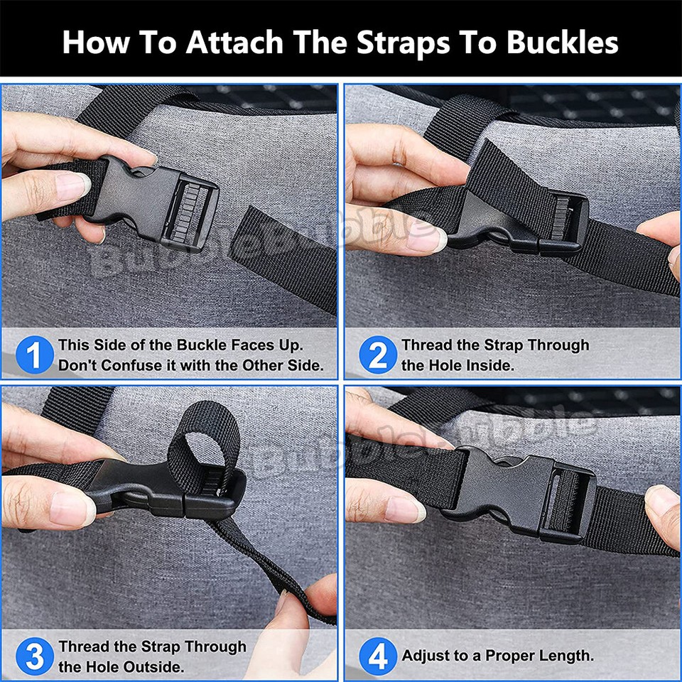 Car Boot Organiser Large Storage Bag Pocket Back Seat Hanger Travel ...