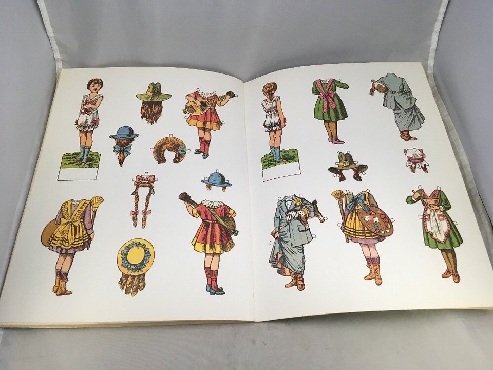 Antique Style Edwardian Dolls Cut Out Paper Doll and Clothes Book Uncut ...