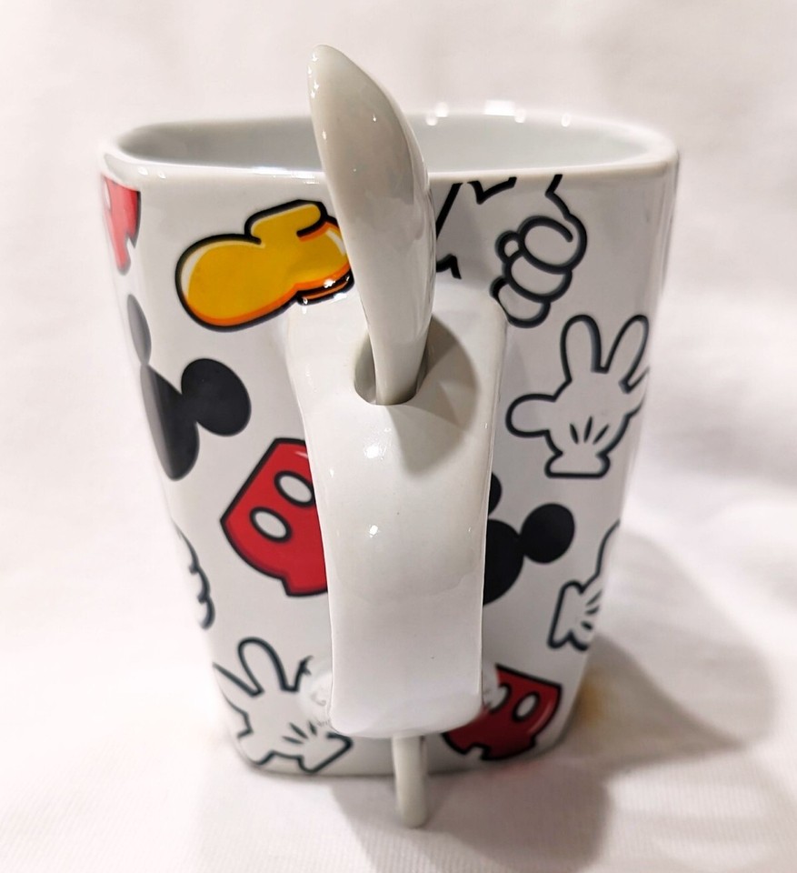 Mickey Mouse Body Parts Jerry Leigh Coffee Cup with Spoon Disney Coffee ...