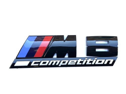 Fit For BMW M8 Competition Gloss Black Style Rear Trunk Emblem Badge M ...