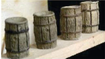 Bar Mills Scale Model Works 4029 O Scale Rain Barrels (5 Pack of ...