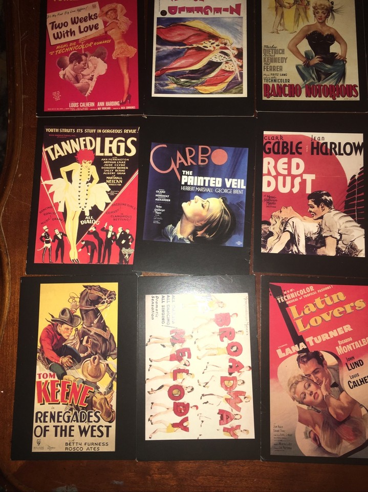 2003- TCM Collections Post Card Lot Of 21 Cards | eBay