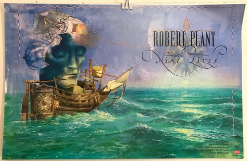 ROBERT PLANT 2006 Nine Lives 11" X 17" Rhino PROMO poster EXC VG COND ...
