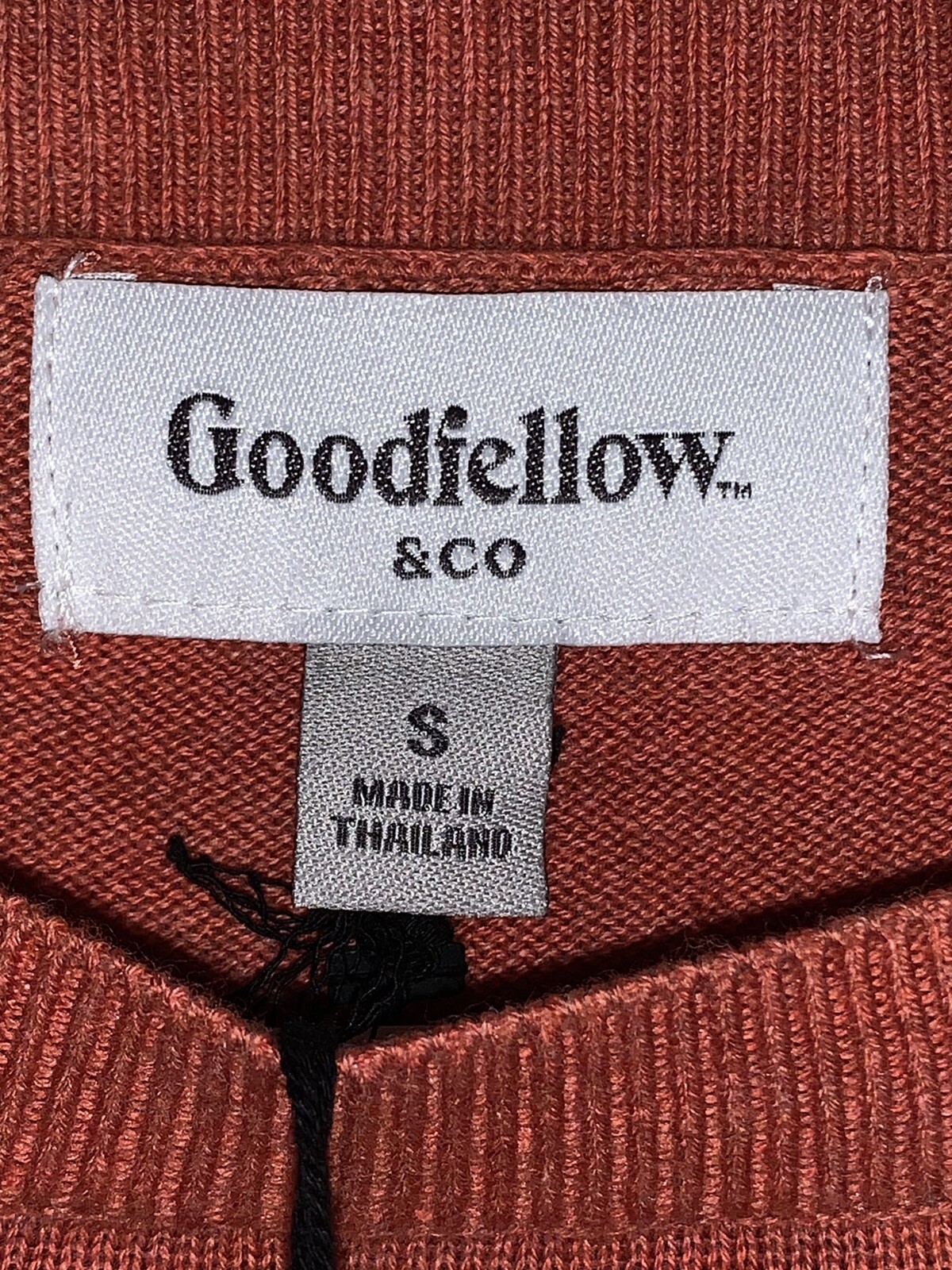 Brand New Goodfellow & Co Chili Heather Orange Men's Small Long Sleeve ...