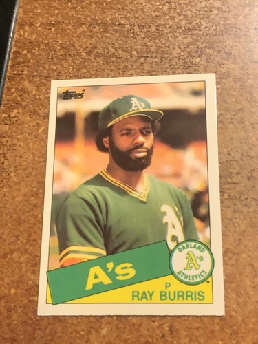 1985 Topps Tiffany Baseball # 758 Ray Burris | eBay