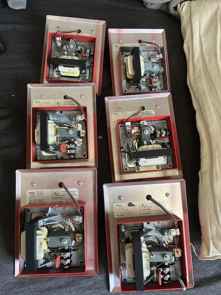 Cerberus Pyrotronics HSD-24F (wheelock 7001T) Fire Alarm Horn Strobe | eBay