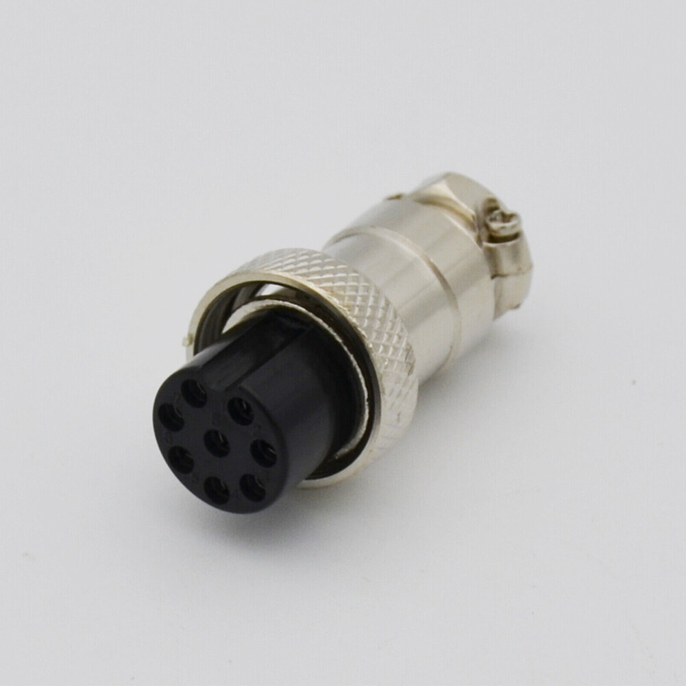 10 PCS 8 Pin Ham & CB Radio MIC Microphone connector Female Plug Solder ...