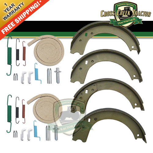 8N2200B Brake Shoe Set with Hardware Kits for Ford 8N, NAA Tractors | eBay