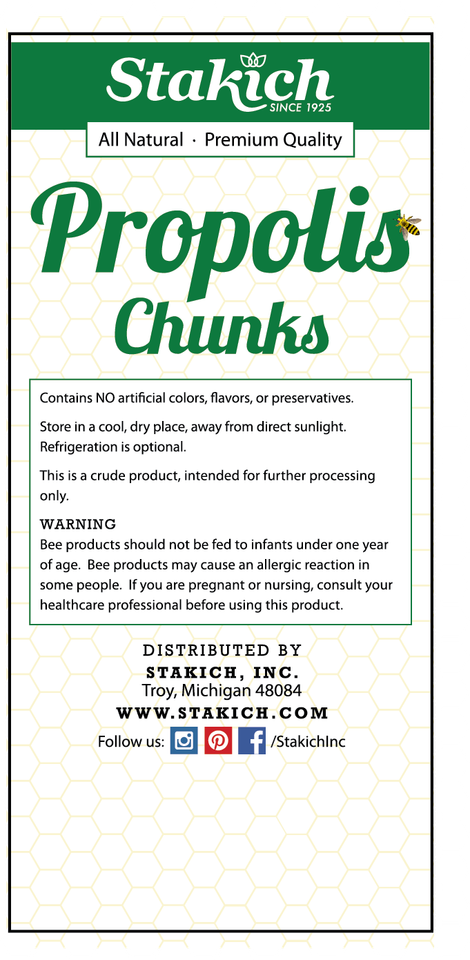 1 lb Propolis Chunks 100% Pure Natural Bee High Quality and Potency ...