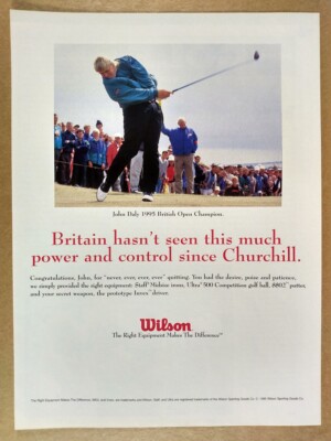 1995 Wilson Golf Equipment John Daly British Open Champion vintage ...