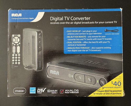 RCA Digital-to-Analog TV Converter Box DTA800B1 | eBay