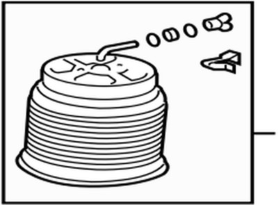 48090-34010 Toyota Cylinder assy, pneumatic, rear lh 4809034010, New ...