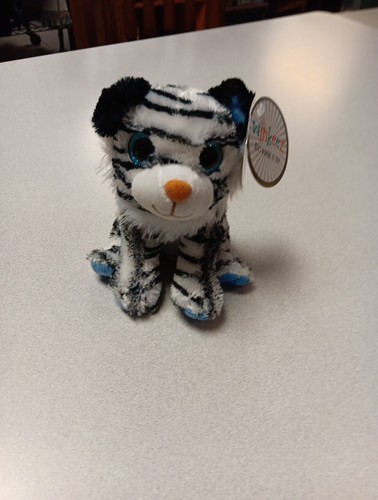 Winkeez plush Samantha white tiger blue eyes with tag | eBay