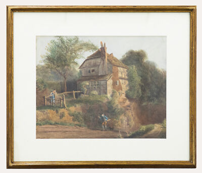 Henry George Hine R.I (1811-1895) - Framed Watercolour, Honey, I'm Home ...