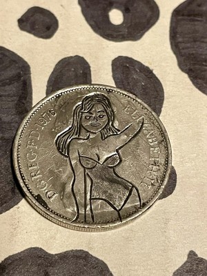 Elizabeth Hurley Hand Carved Hobo Nickel Canadian Quarter Artist BP | eBay