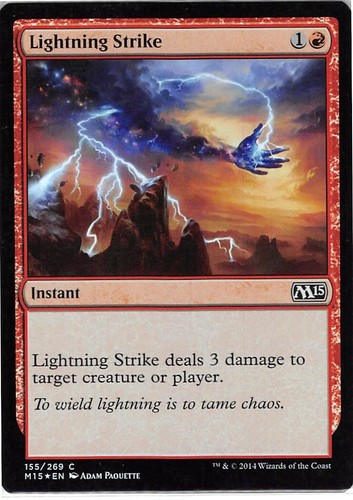 Lightning Strike *FOIL Common* Magic MtG x1 M15 | eBay