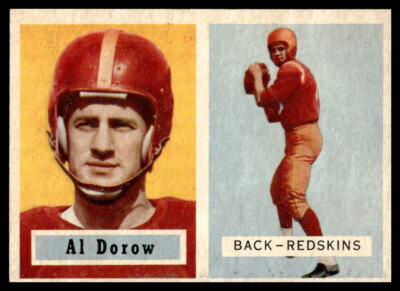 1957 Topps #24 Al Dorow Washington Redskins EX-EXMINT | eBay
