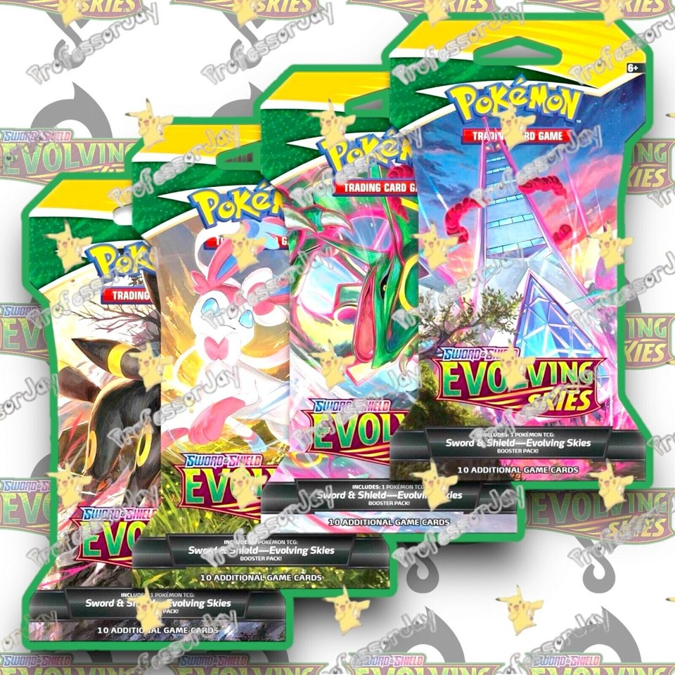 Pokémon TCG 151 Cards SM SWSH SV ARTWORK SLEEVED BOOSTER BLISTER PACK ...