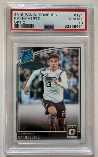Kai Havertz 2018 Donruss Optic #191 Rated Rookie RC PSA 10 Gem Mint ...
