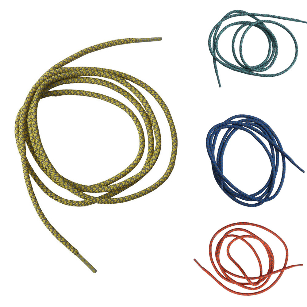 1 Pair Reflective Sneaker Shoelaces Outdoor Hiking Boots Athletic Shoe ...