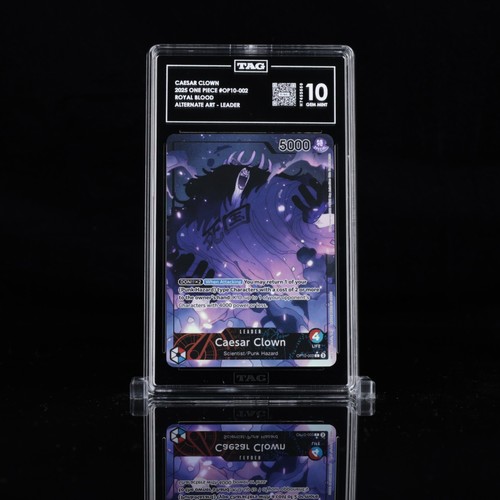 Caesar Clown (002) (Parallel) OP10-002 Royal Blood Foil - One Piece TCG - TAG 10 | eBay