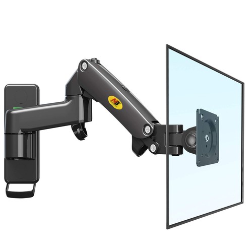 TV Monitor Wall Mount Bracket Full Motion Articulating Swivel for 17-35 ...