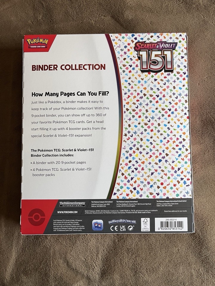 Pokemon Scarlet & Violet 151 - Binder Collection (4 Sealed Booster ...