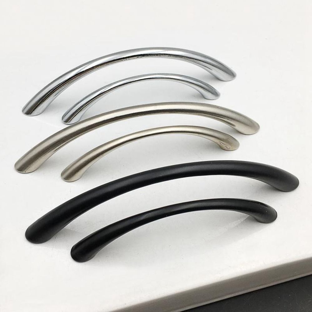 Multifunctional Curved Handles Zinc Alloy Drawer Pull Handles Cabinet ...