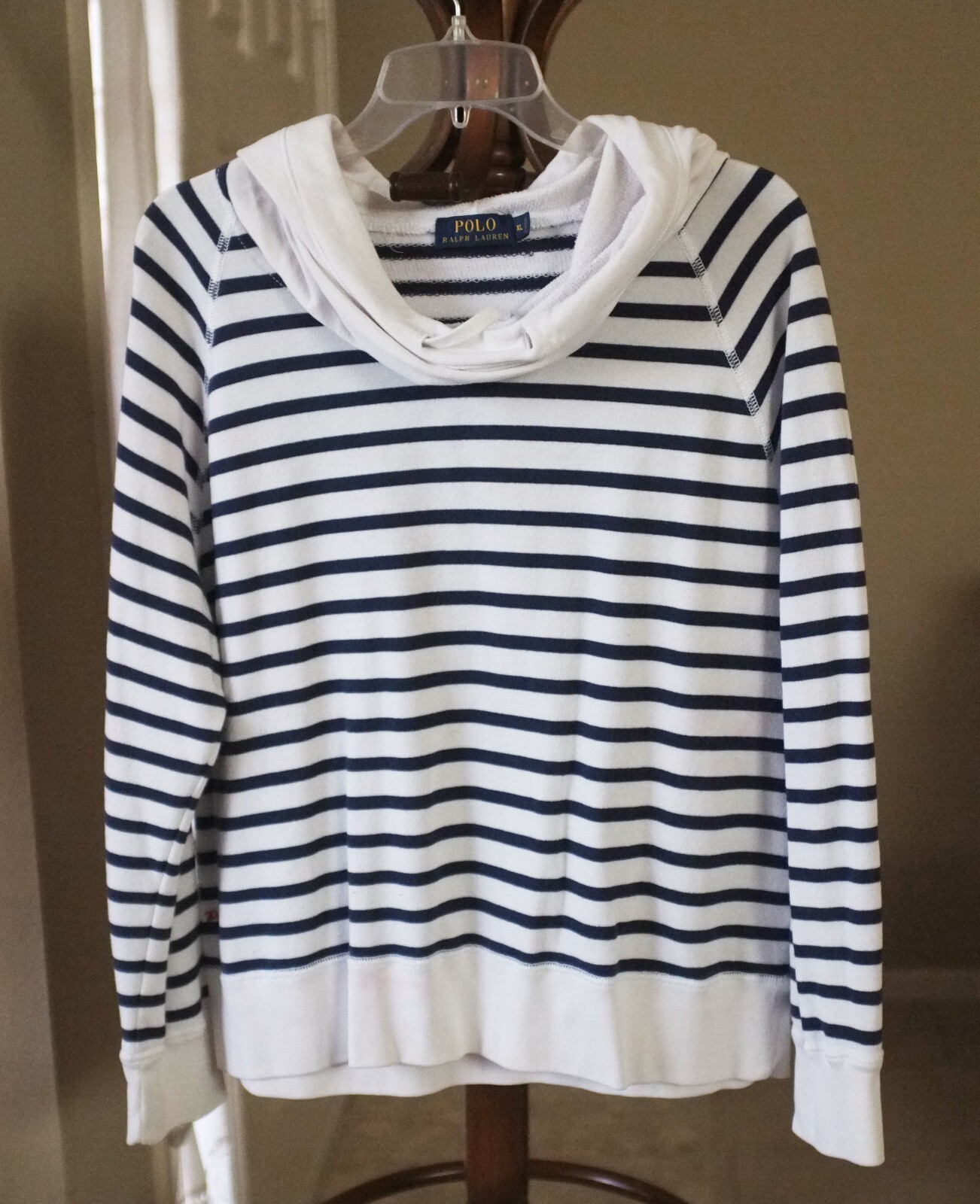 Vintage Polo Ralph Lauren Women's Classic White and N… - Gem