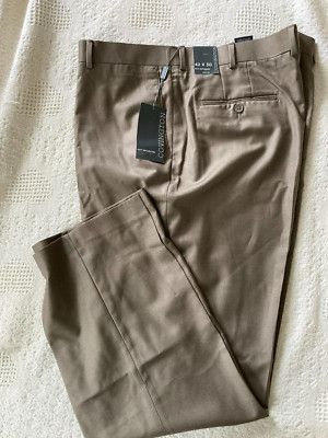 New NWT Covington Suit Separates Flat Front Tan Slacks Pants Size 42 X ...