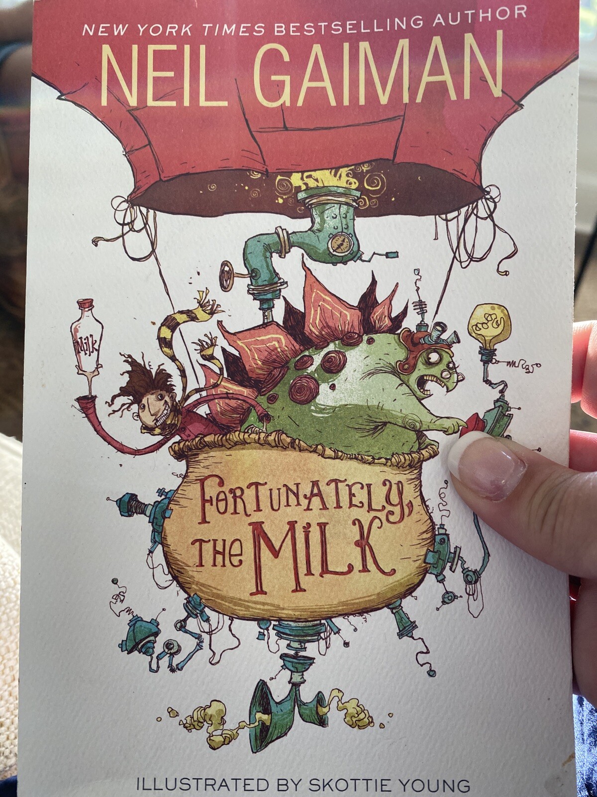 Fortunately, The Milk Book By Neil Gaiman | eBay