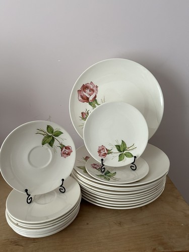 Vintage Mid Century Edwin Knowles Tea Rose China USA | eBay