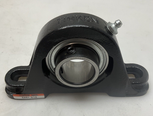 Timken SAS1 3/16 Pillow Block Bearing 1 3/16” Bore Cast Iron 43/64 ...