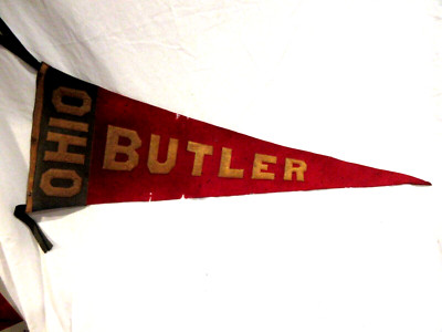 Vintage Butler Ohio Felt Pennant | eBay