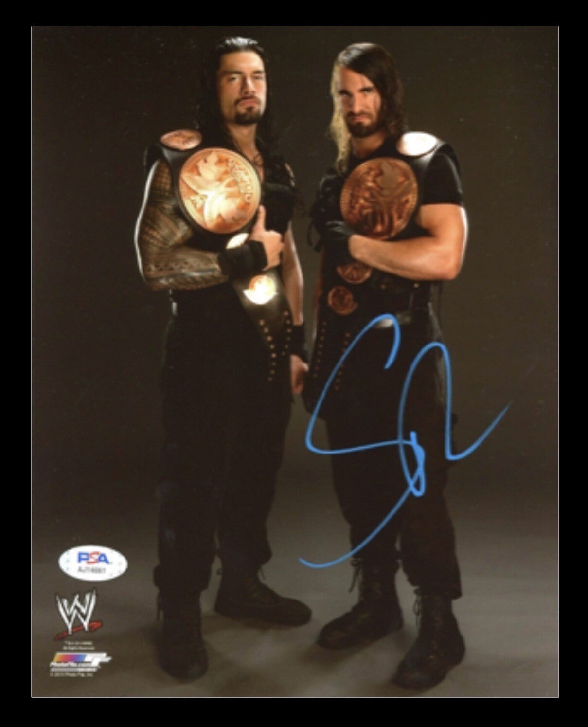 WWE SETH ROLLINS HAND SIGNED AUTOGRAPHED 8X10 PHOTO WITH PROOF AND PSA ...