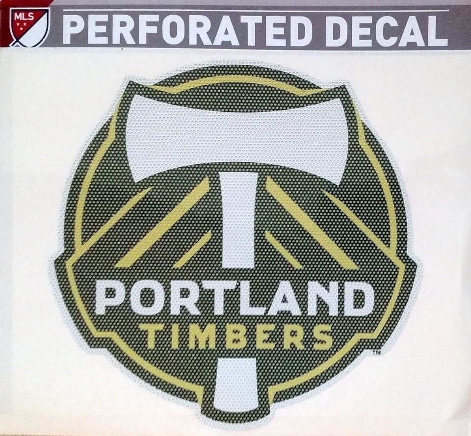 Portland Timbers 12 Inch Preforated Window Film Decal Sticker, One-Way ...