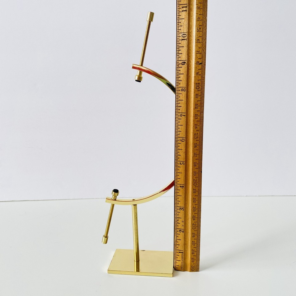 Brass Mineral Ornament Gem Shell Coin Adjustable Display Caliper Easel ...