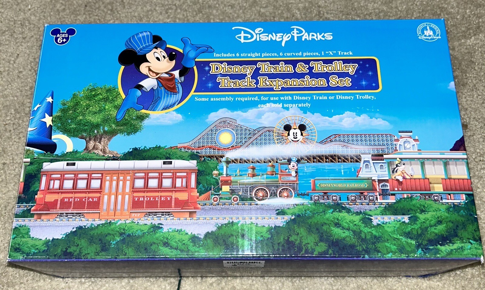 Disney Parks Train & Trolley Track Expansion Set Mickey Model Railroad ...