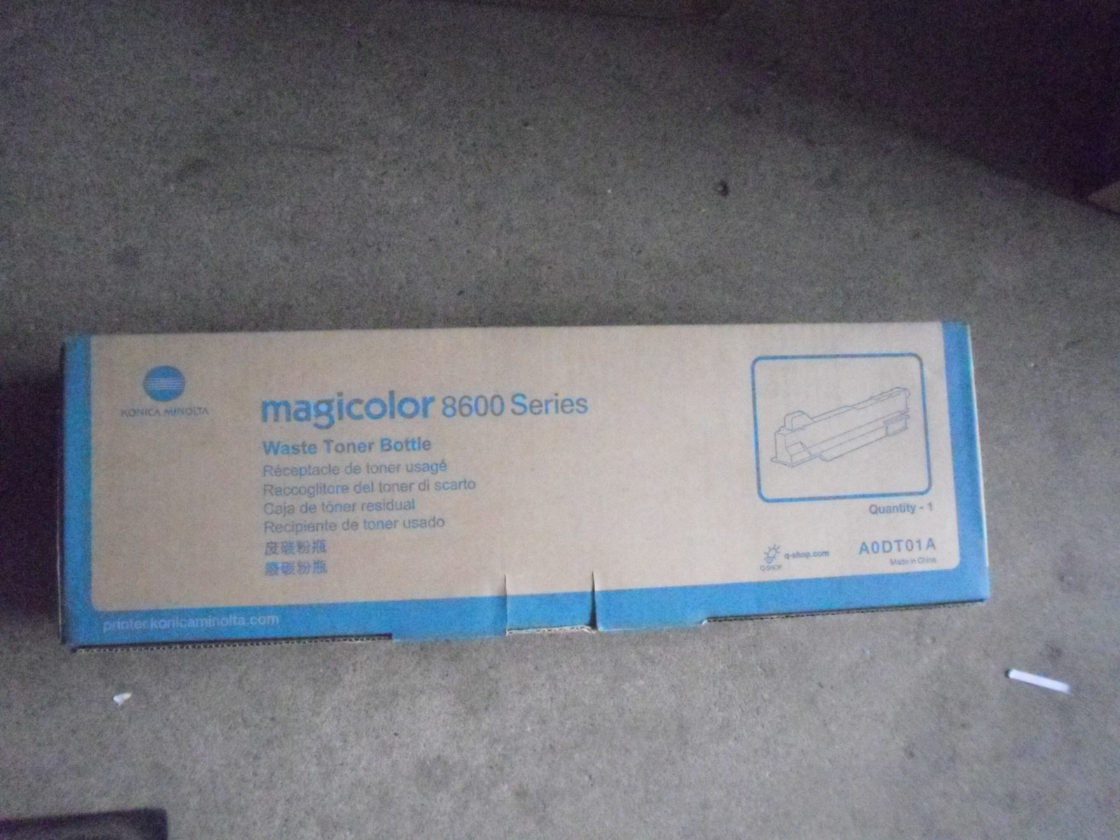 New Genuine Konica Minolta Magicolor 8600 8650DN Waste Toner Bottle ...