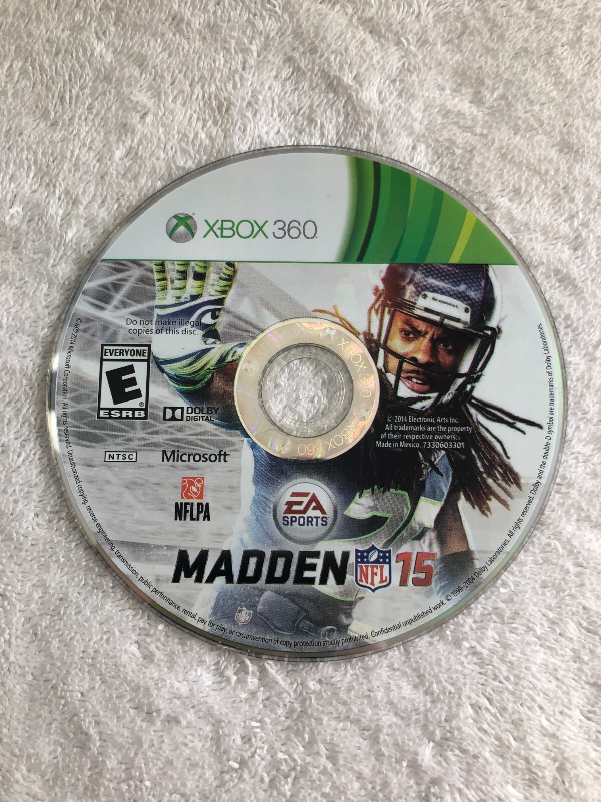 Madden 15 (Microsoft Xbox 360) Disk Only 14633733068 | eBay